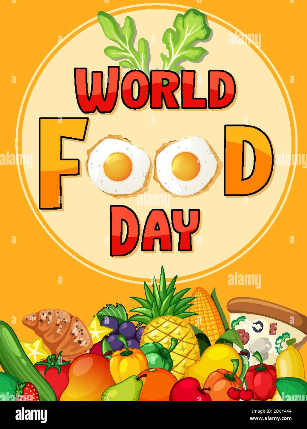 World food day banner illustration Stock Vector Image & Art - Alamy