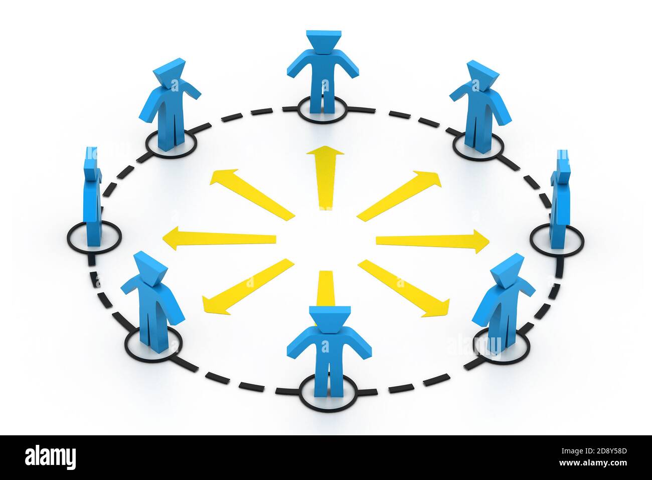 Business network connection stick figure hi-res stock photography and ...