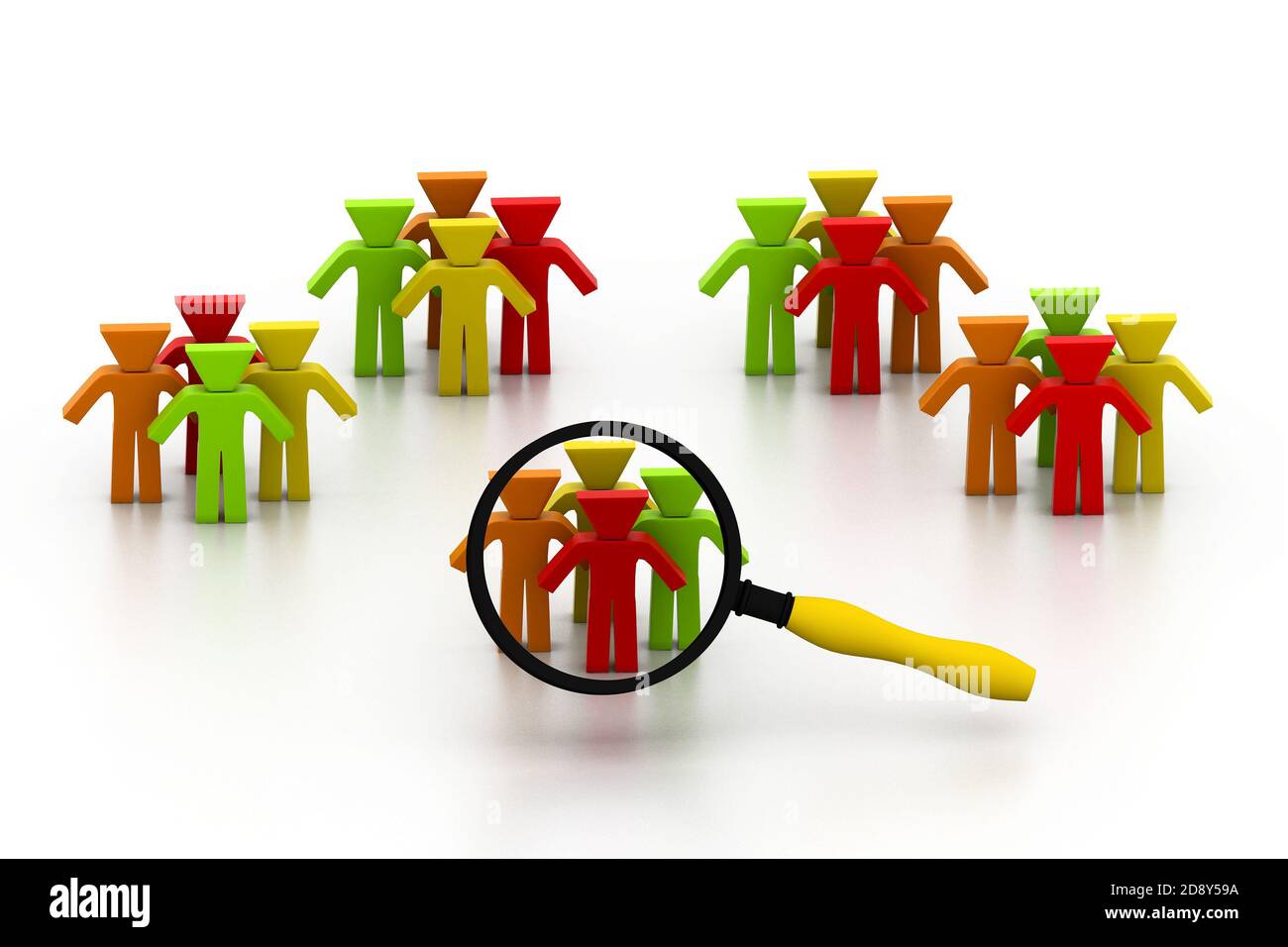 Concept of searching people or employee Stock Photo - Alamy