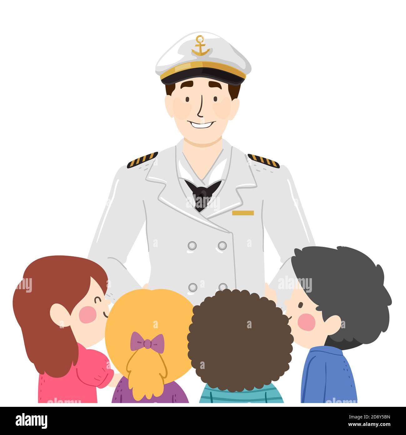 Kids cruise clipart hi-res stock photography and images - Alamy