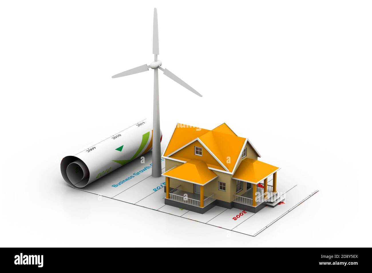 Solar powered energy Cut Out Stock Images & Pictures - Alamy