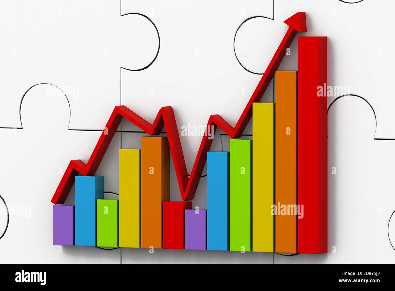 Business success graph Stock Photo - Alamy