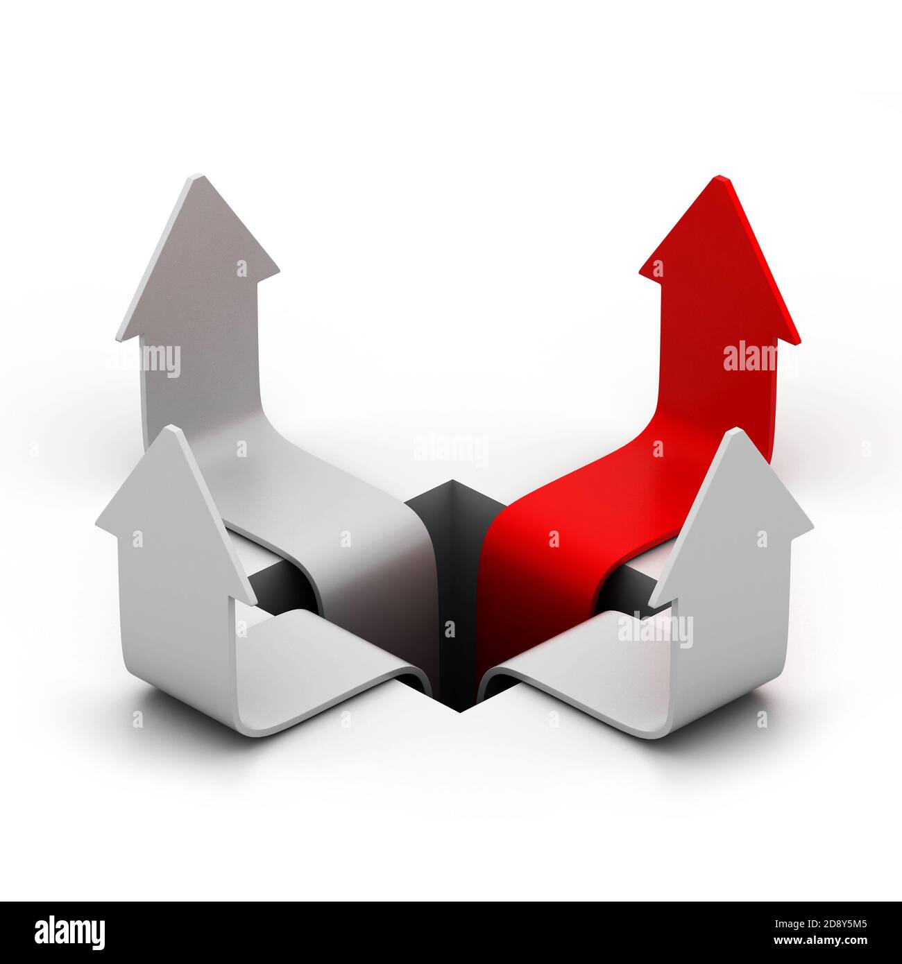 Arrows moving up Stock Photo - Alamy