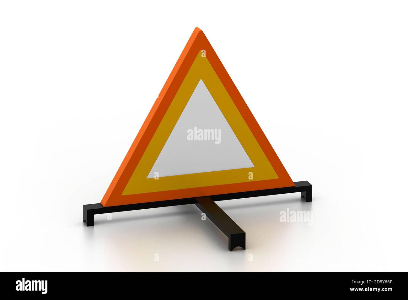 Hazard triangle motorway hi-res stock photography and images - Alamy