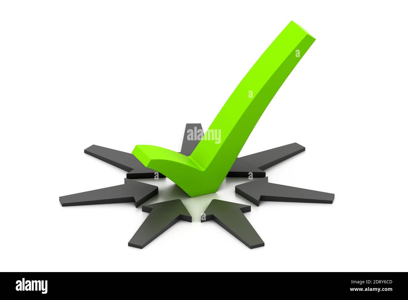 Green check mark Stock Photo - Alamy