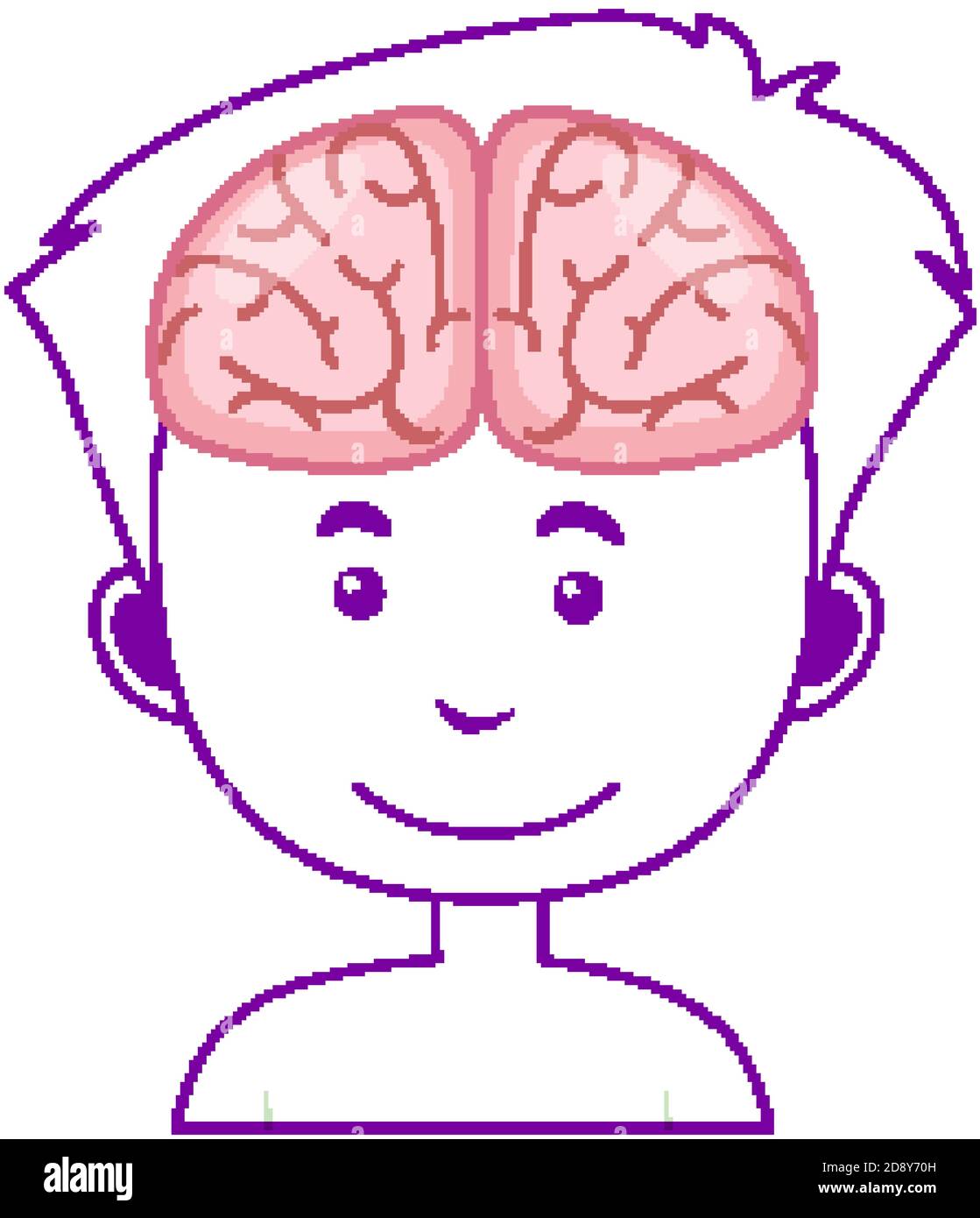 Cartoon Brain Pictures For Kids