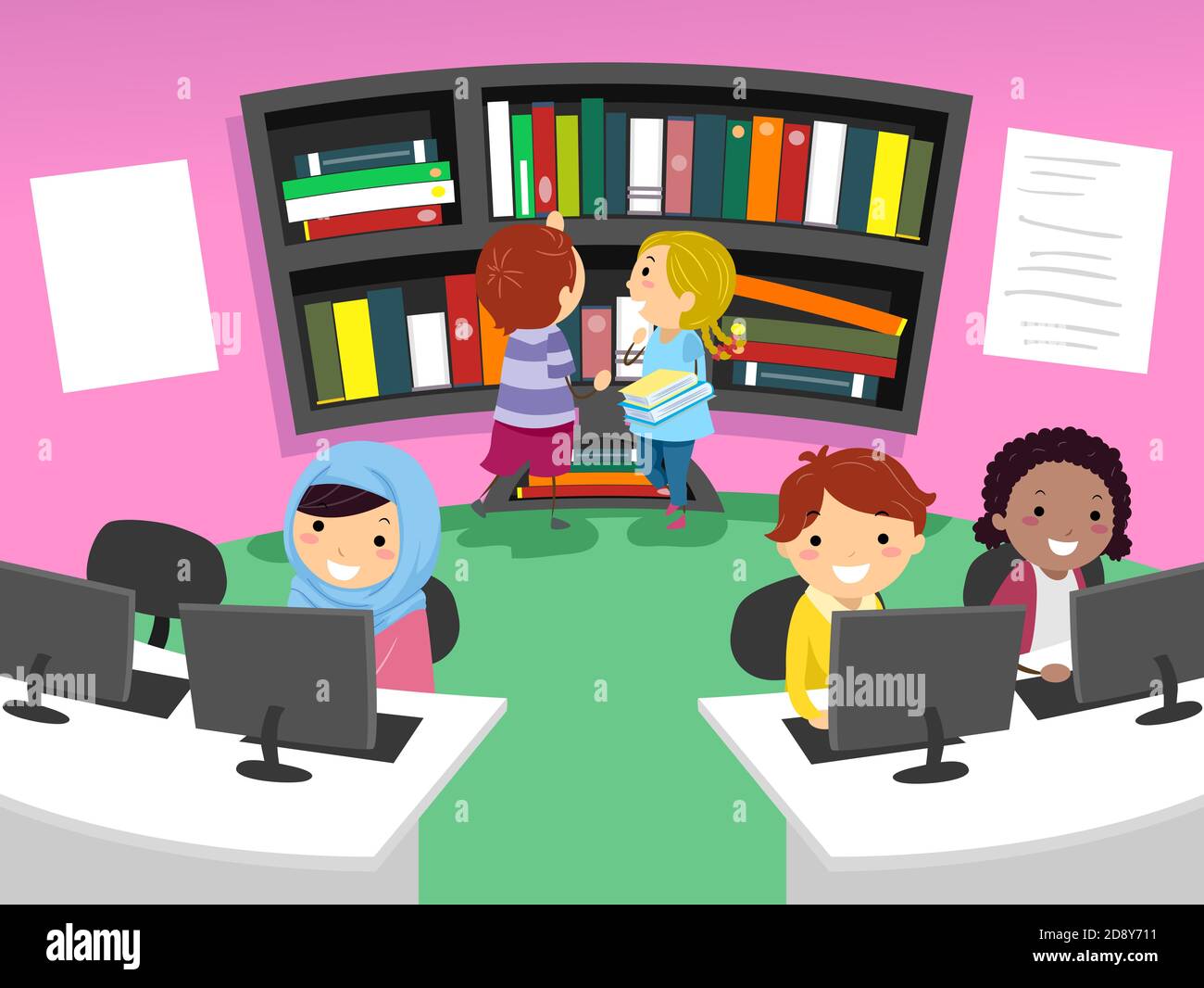 Computer Room Cartoon