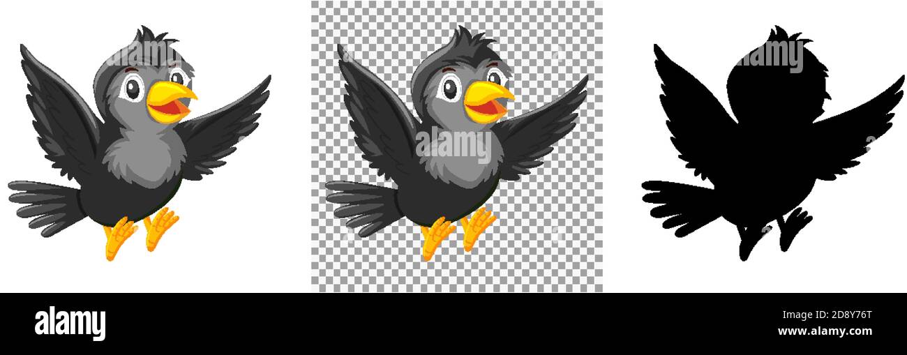 Set of bird character illustration Stock Vector Image & Art - Alamy