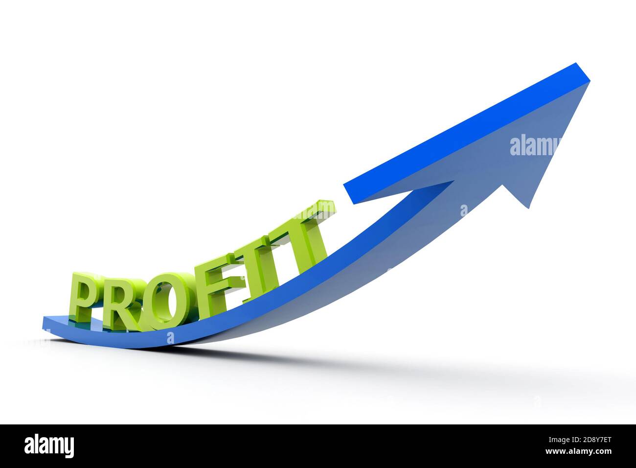 Growing profit graph Stock Photo - Alamy