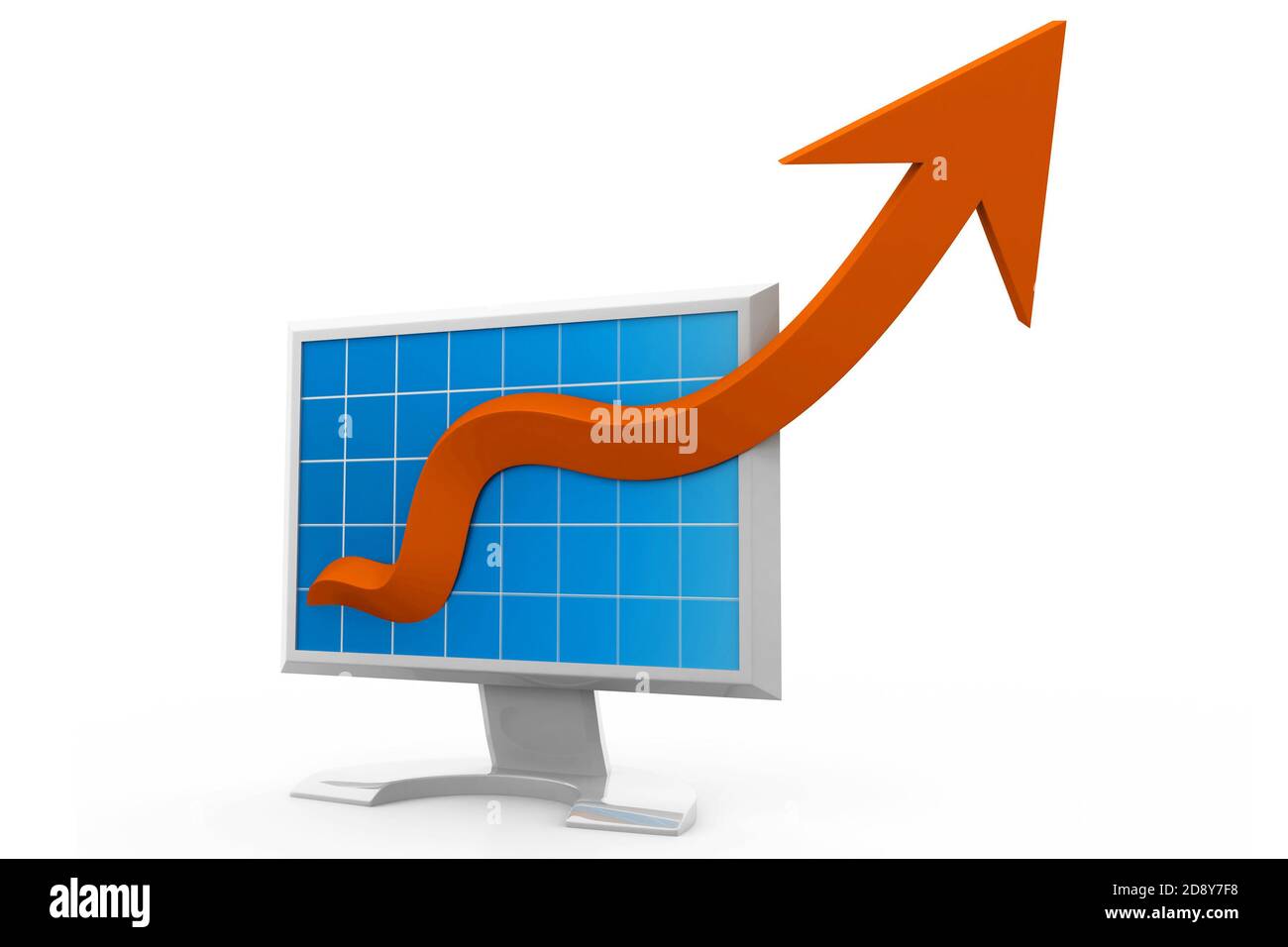 Business growth graph Stock Photo - Alamy