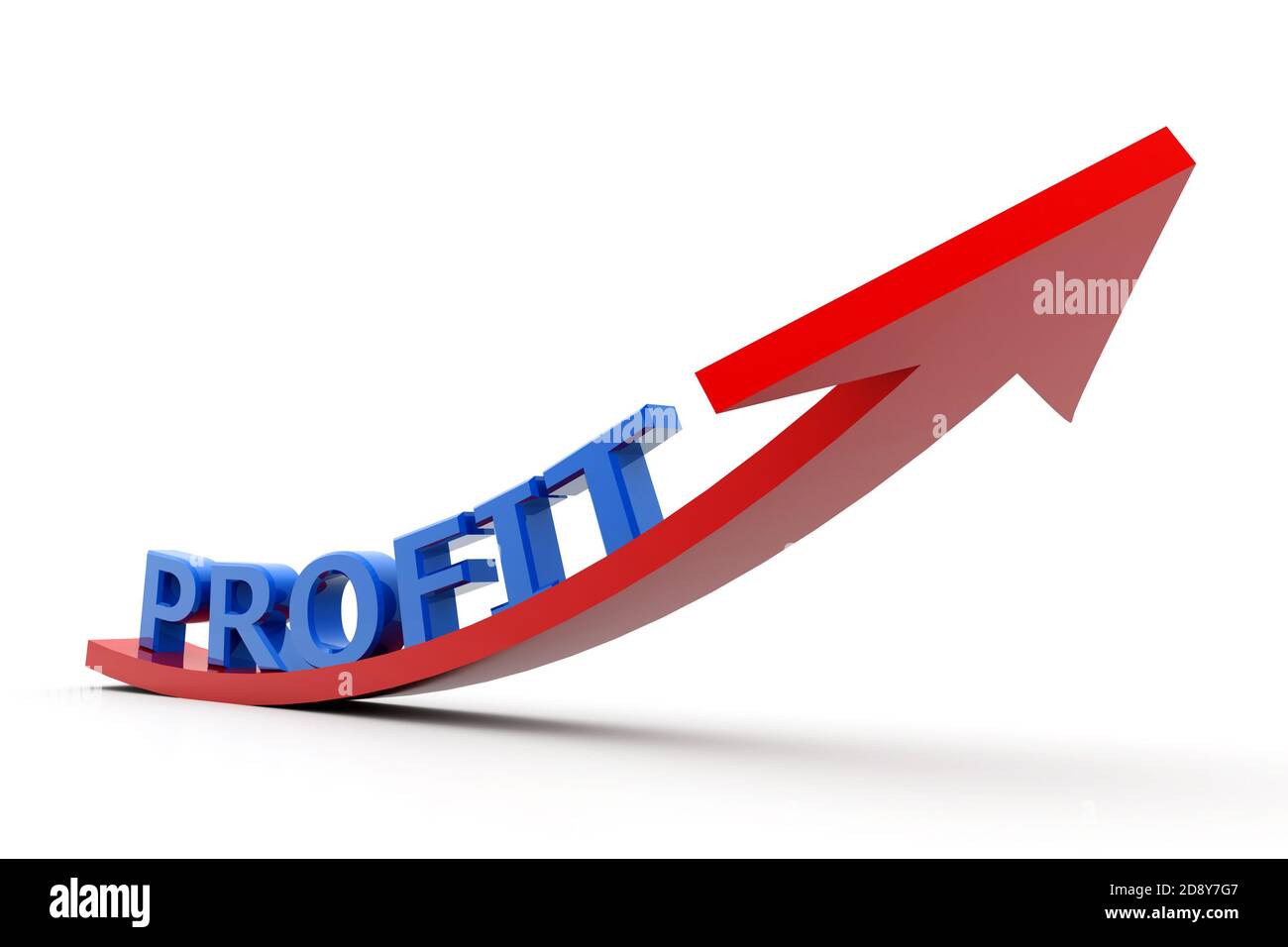 Growing profit graph Stock Photo - Alamy