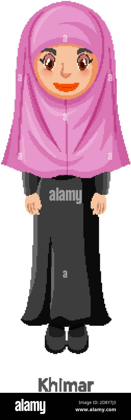 Woman wearing hijab berka Stock Vector Images - Alamy