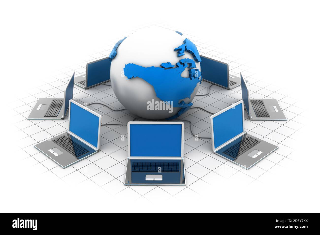 Global computer network Stock Photo - Alamy