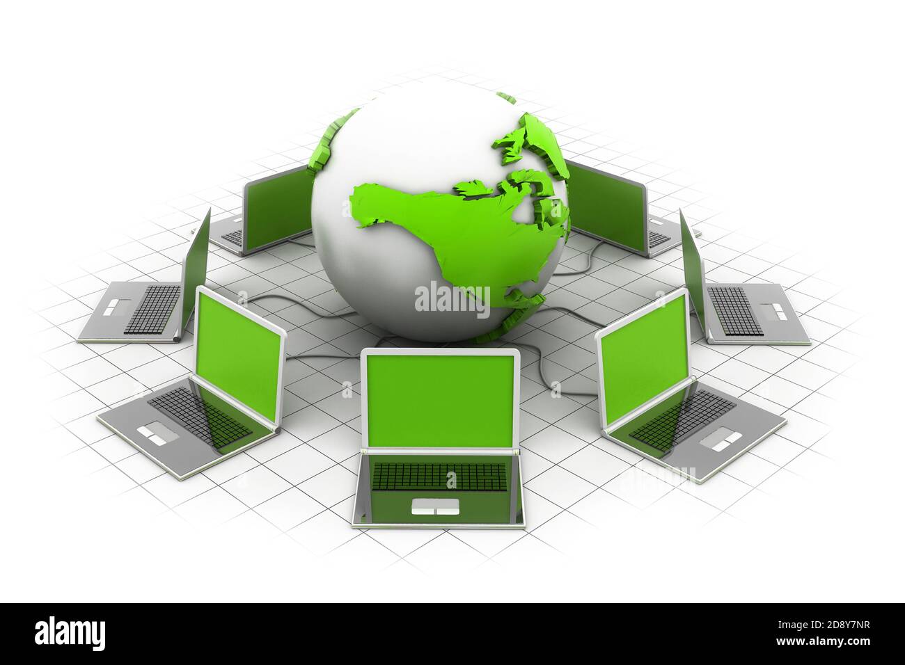 Global computer network Stock Photo - Alamy