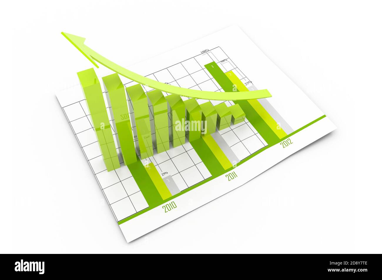 Business graph and chart Stock Photo - Alamy