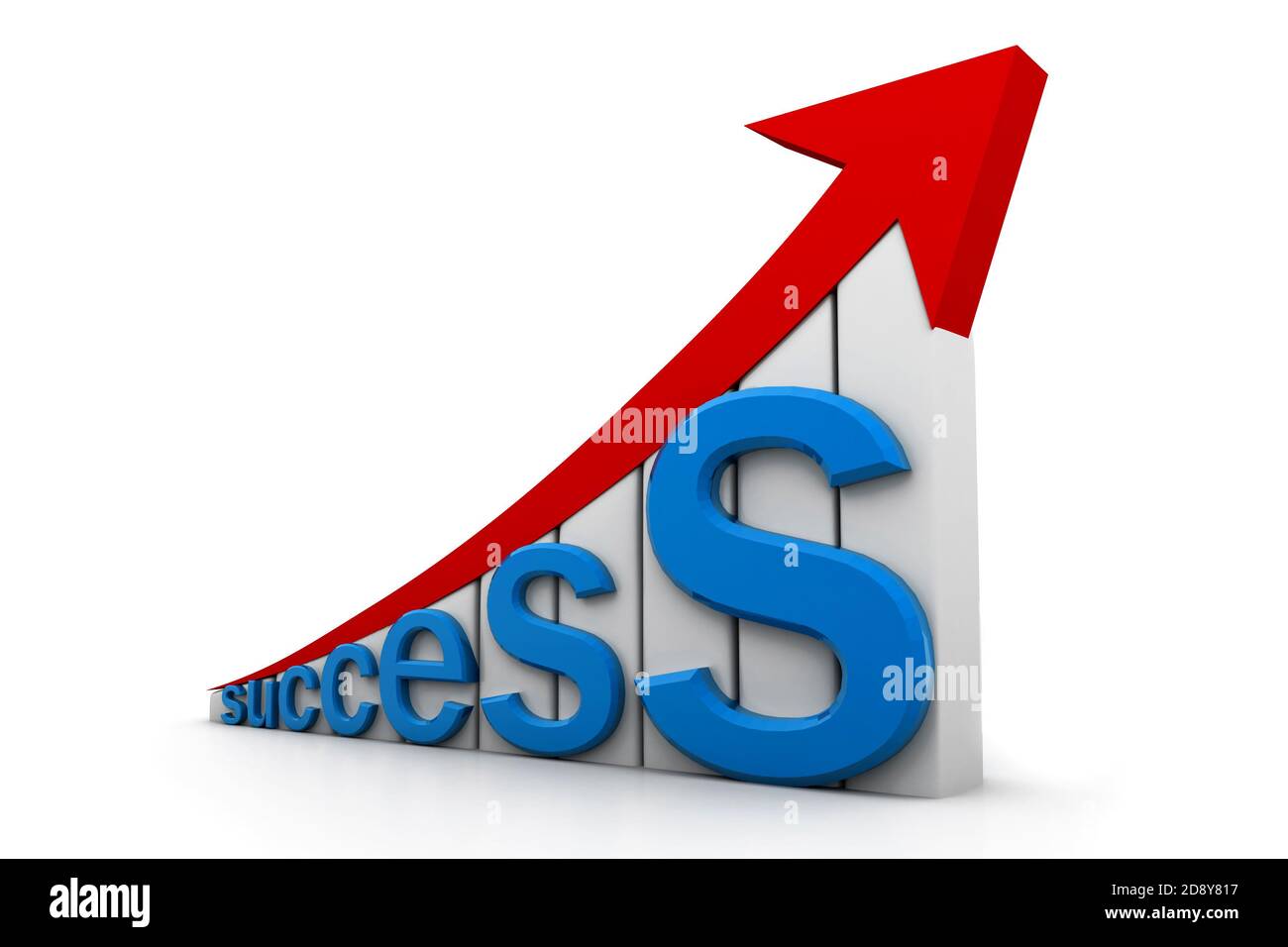 Success graph Cut Out Stock Images & Pictures - Alamy