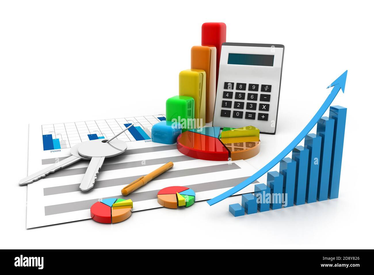 financial charts and graphs Stock Photo - Alamy