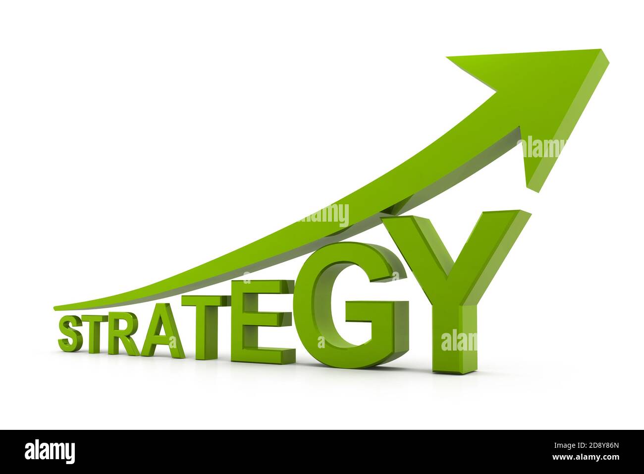green strategy graph Stock Photo - Alamy
