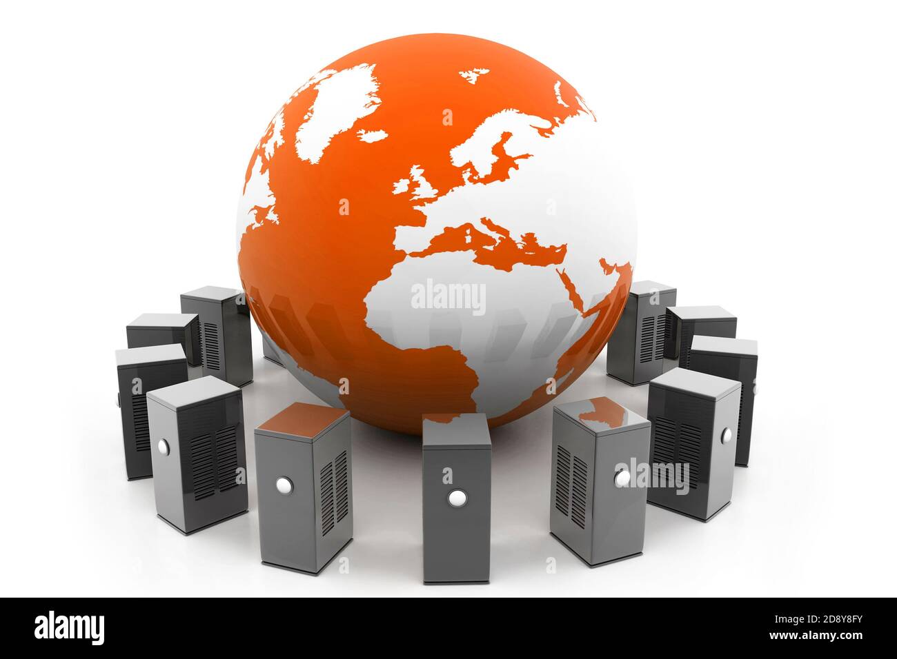 Map server Cut Out Stock Images & Pictures - Alamy