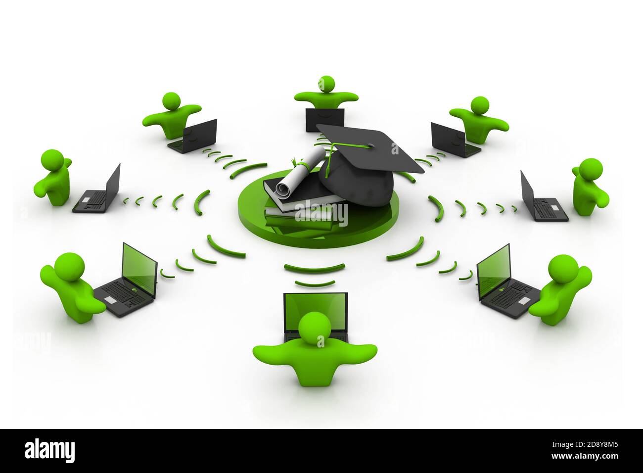 E learning intelligence Cut Out Stock Images & Pictures - Alamy