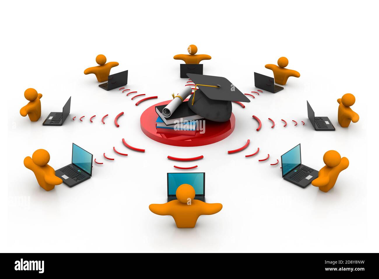 E learning intelligence Cut Out Stock Images & Pictures - Alamy