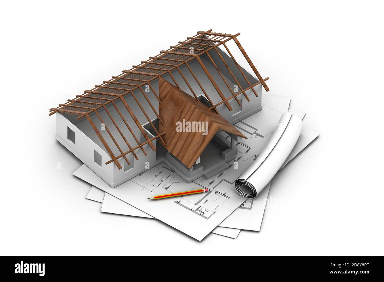 Housing project Cut Out Stock Images & Pictures - Alamy
