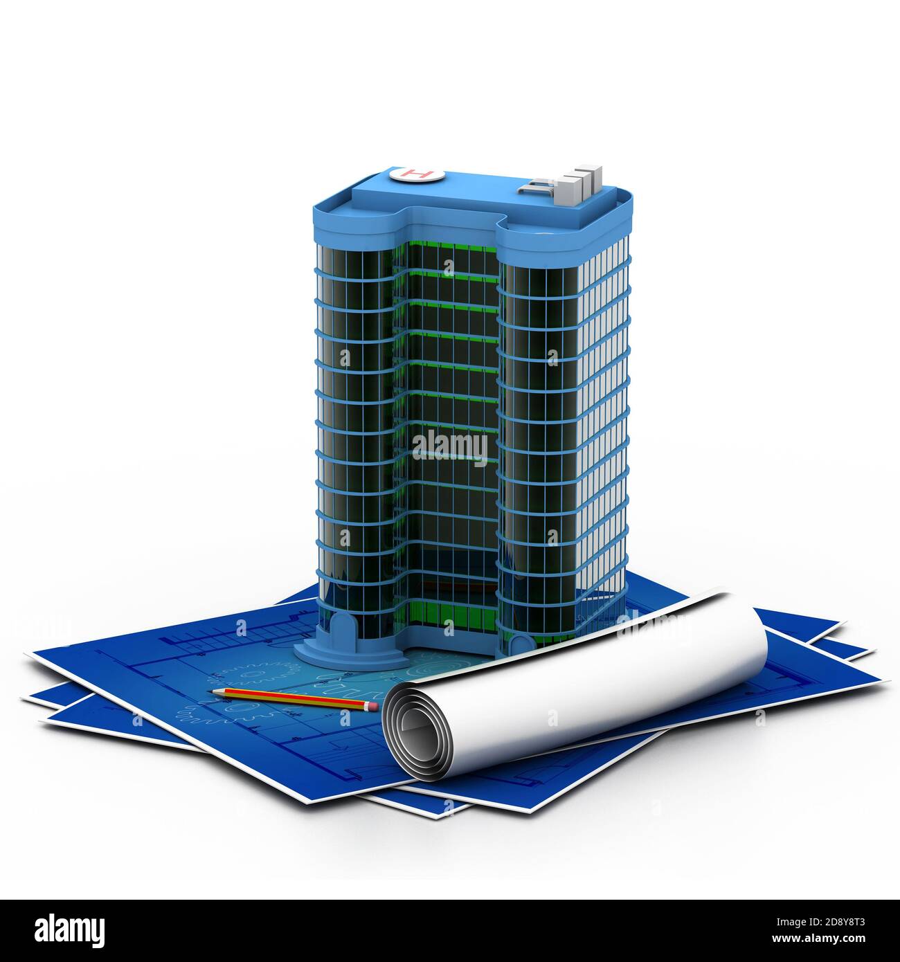 modern project of building Stock Photo - Alamy