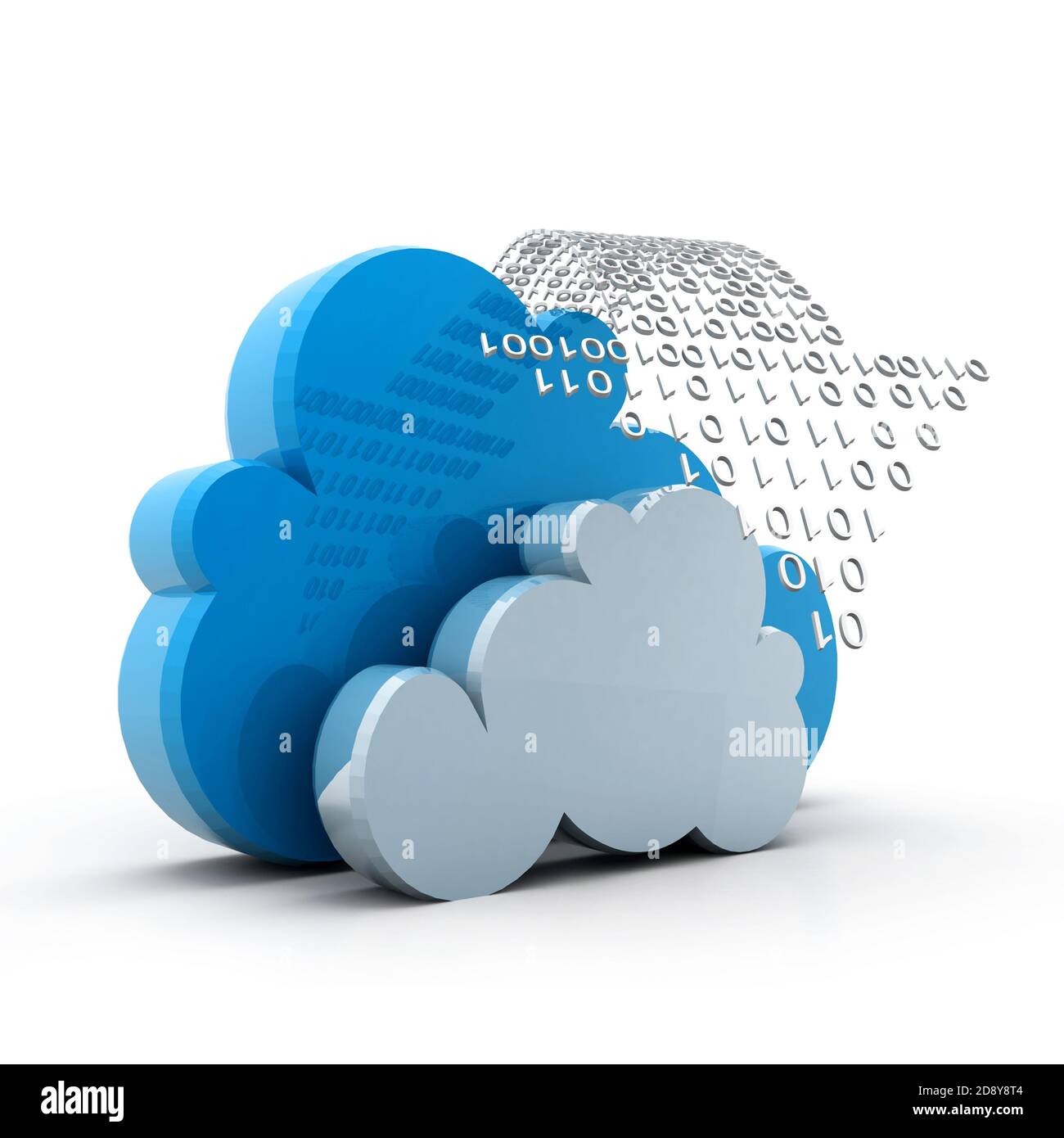 cloud computing downloading Stock Photo - Alamy