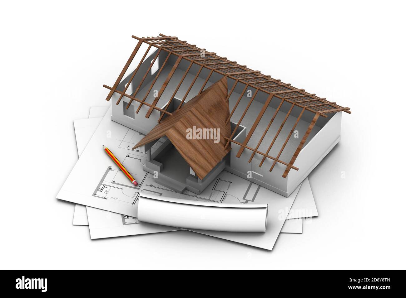 Housing project Cut Out Stock Images & Pictures - Alamy