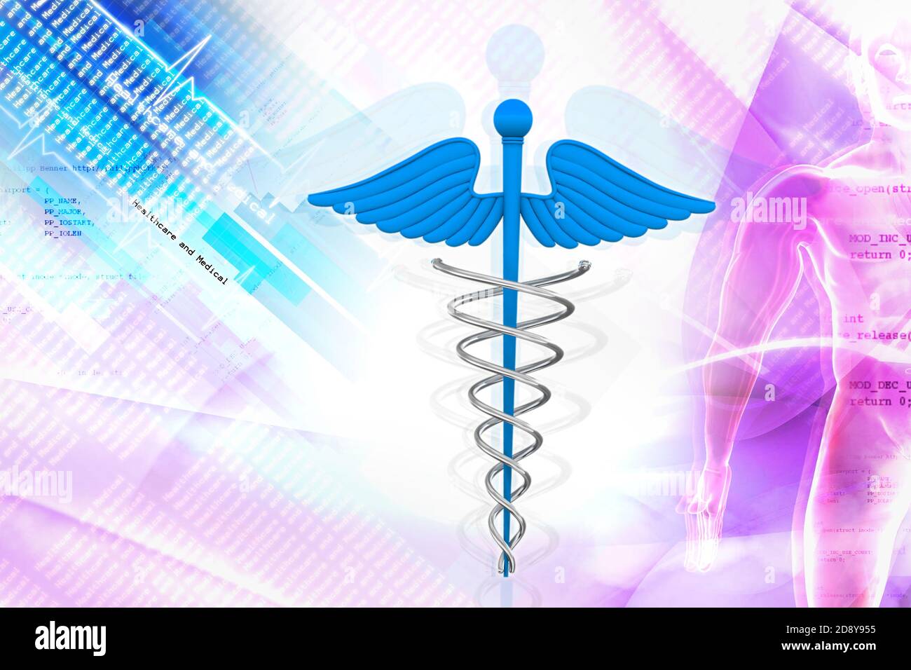 medical symbol in abstract background Stock Photo - Alamy