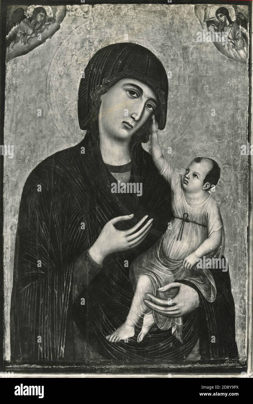 Virgin And Child In Majesty Duccio