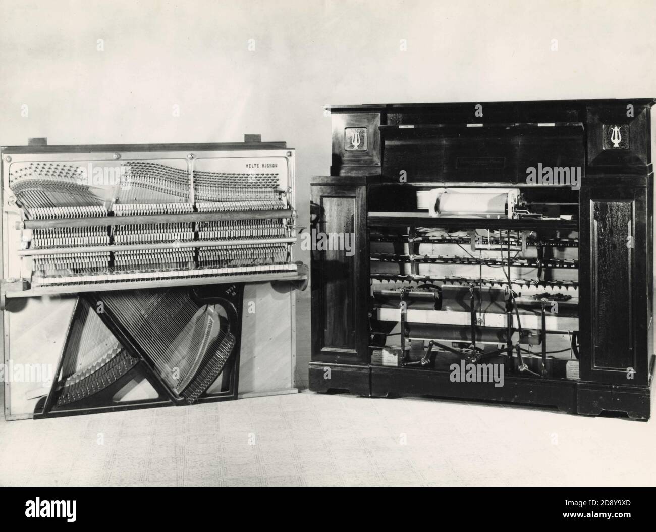 Welte Mignon mechanical music piano Stock Photo - Alamy