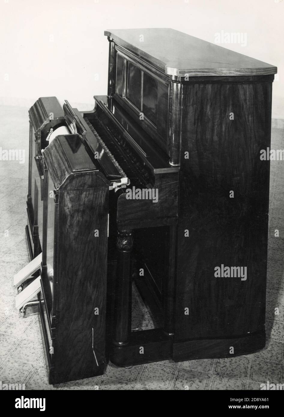 Antique player pianos Stock Photo - Alamy