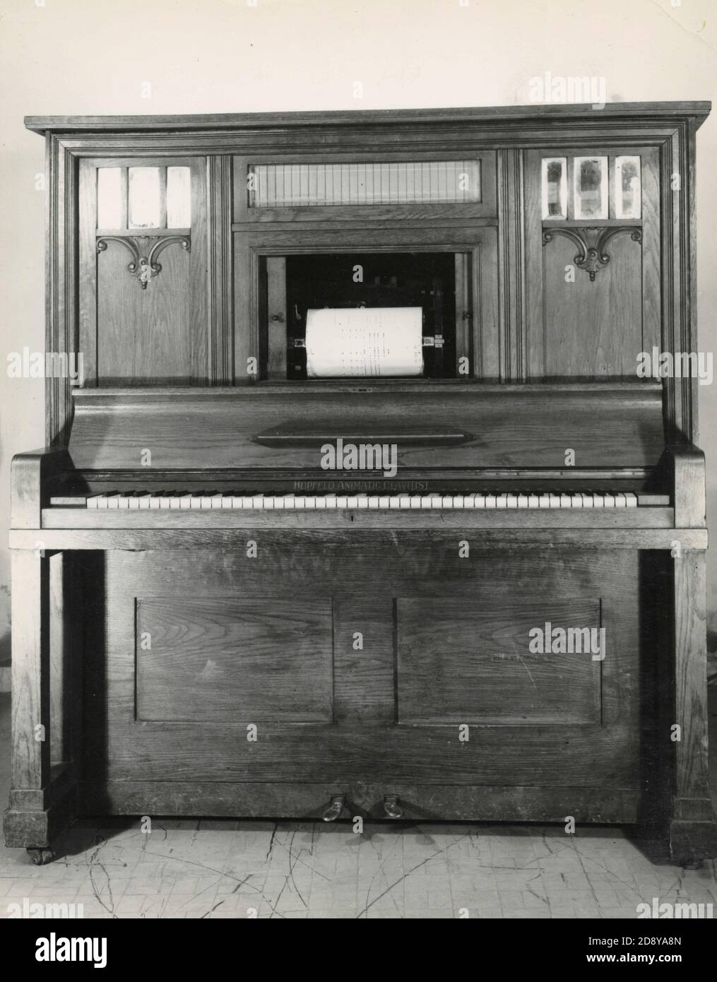 Antique player piano Stock Photo - Alamy