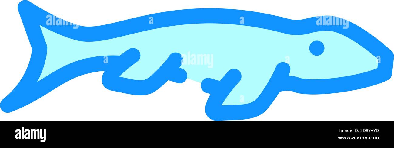 mosasaurus dinosaur color icon vector illustration sign Stock Vector ...