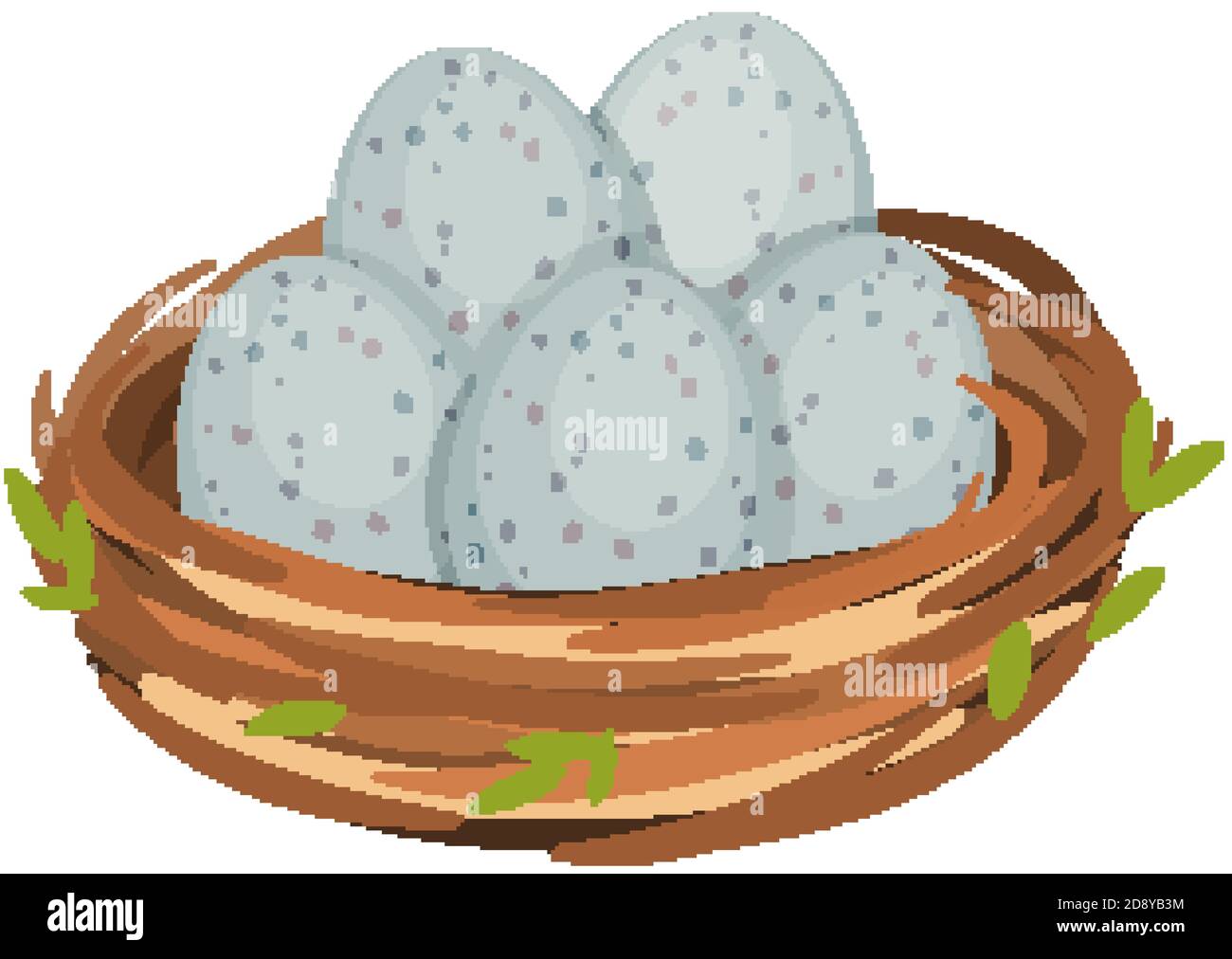 Nest With Eggs Clipart