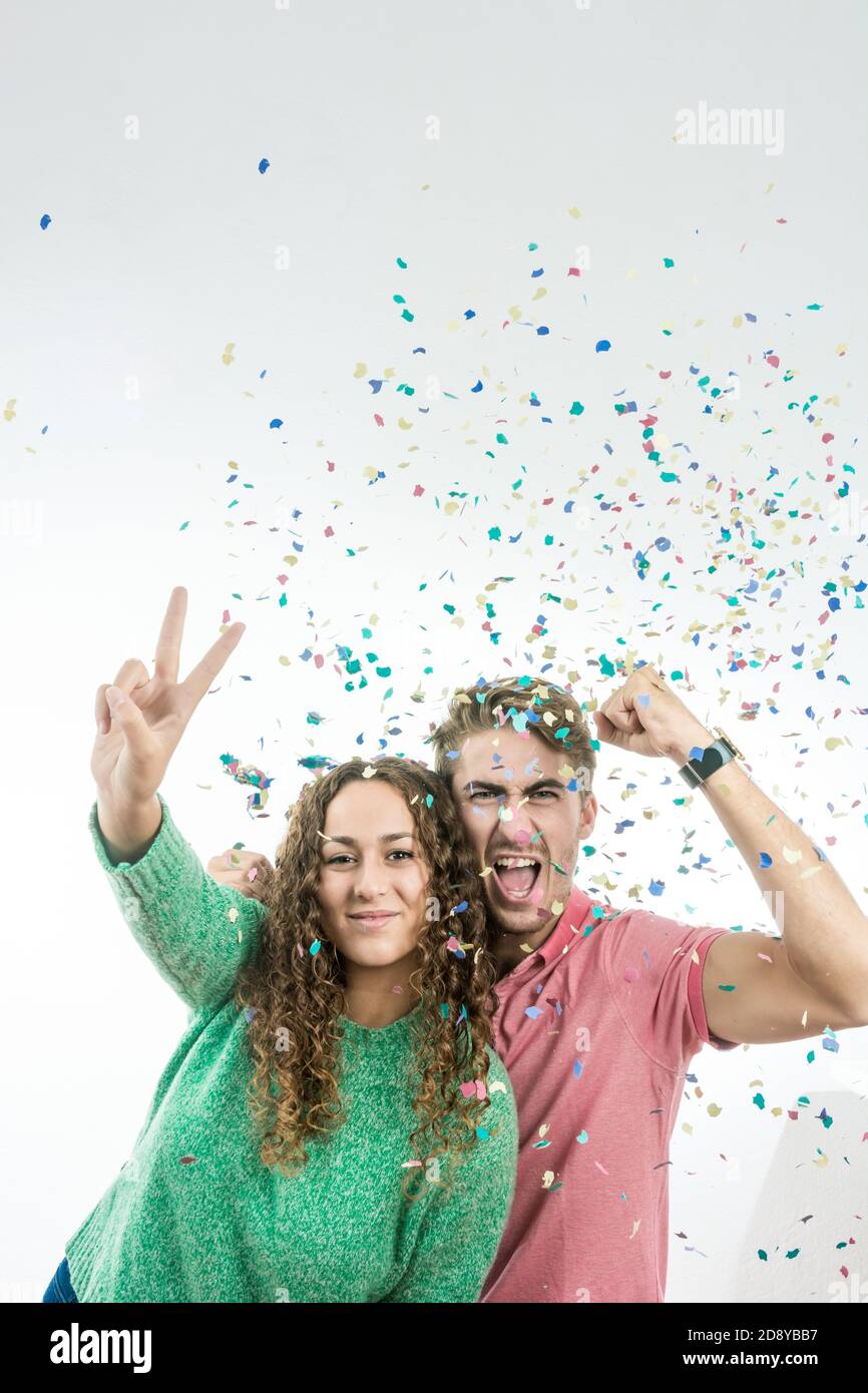 Enthusiastic triumph hi-res stock photography and images - Alamy