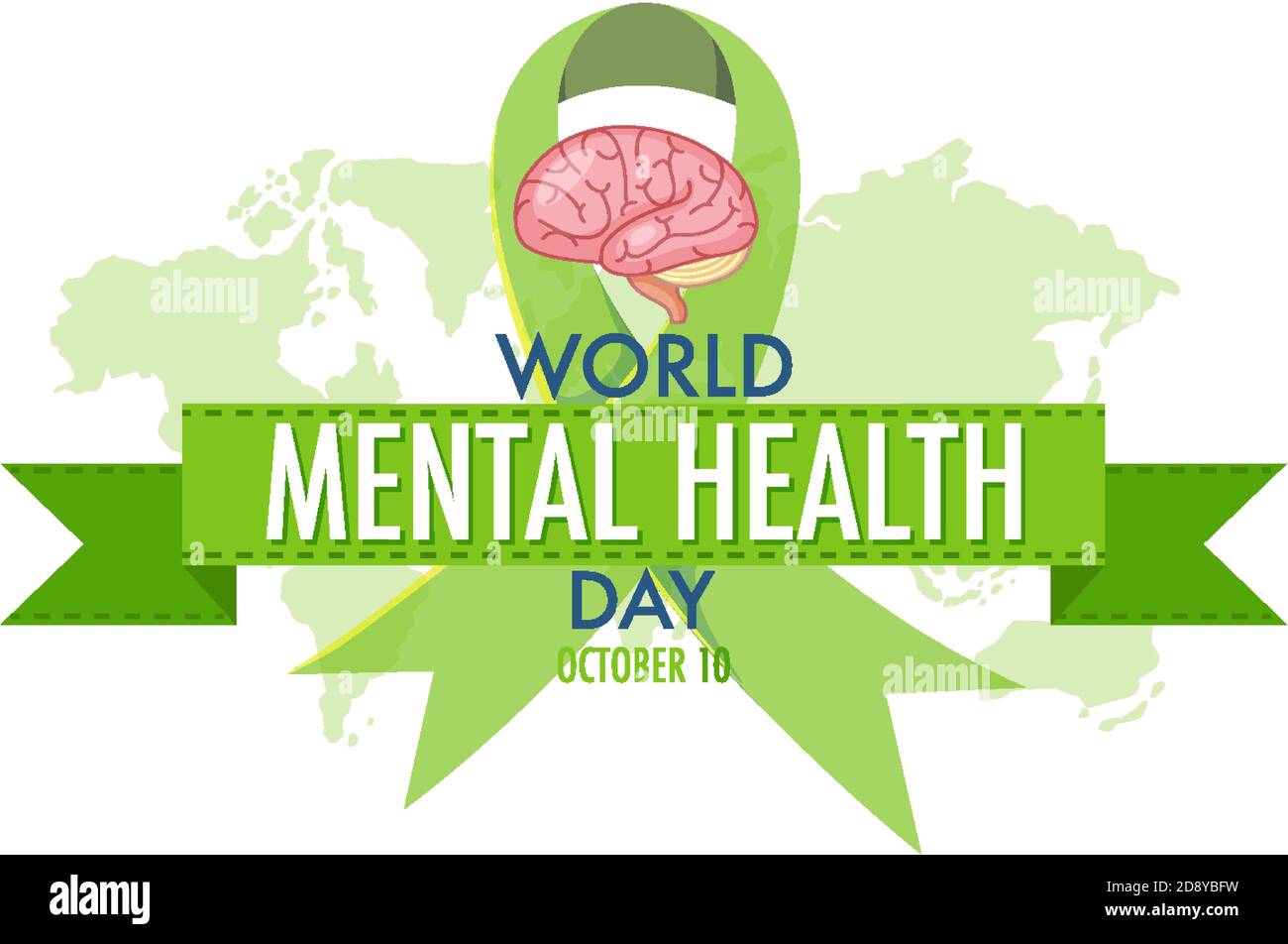World mental health day icon illustration Stock Vector Image & Art - Alamy
