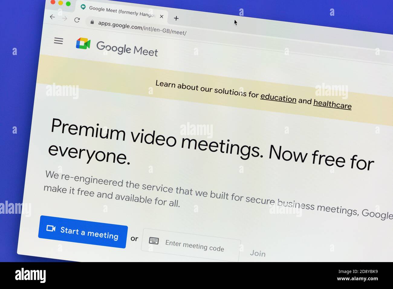 Google meet logo hi-res stock photography and images - Alamy