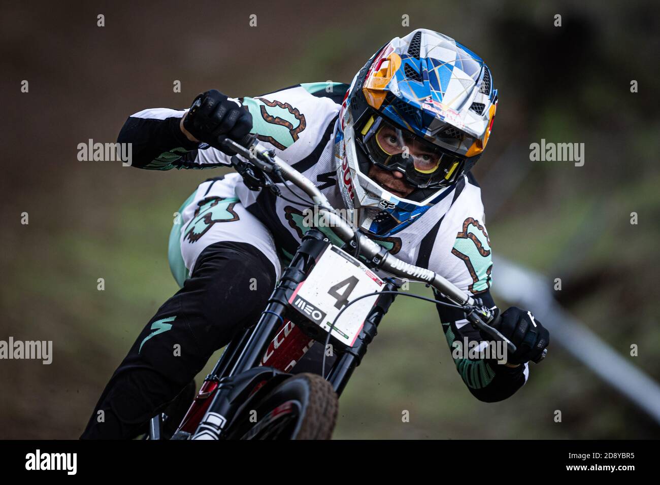 Bike Downhill biker Loic Bruni of France in action during Mercedes-Benz ...