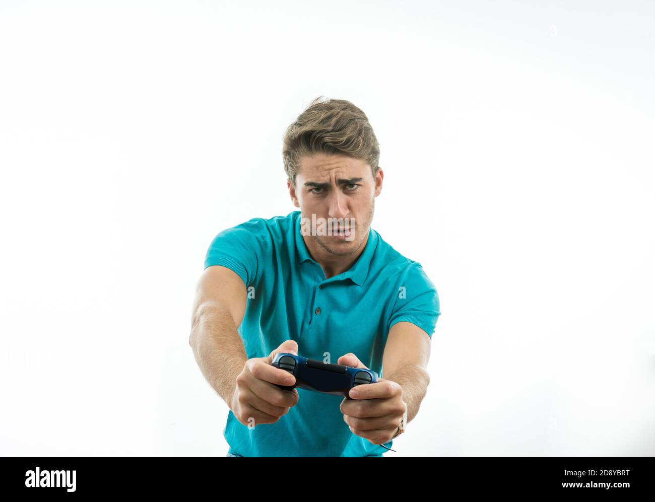 Group of friends playing video games and putting expressions of various ...