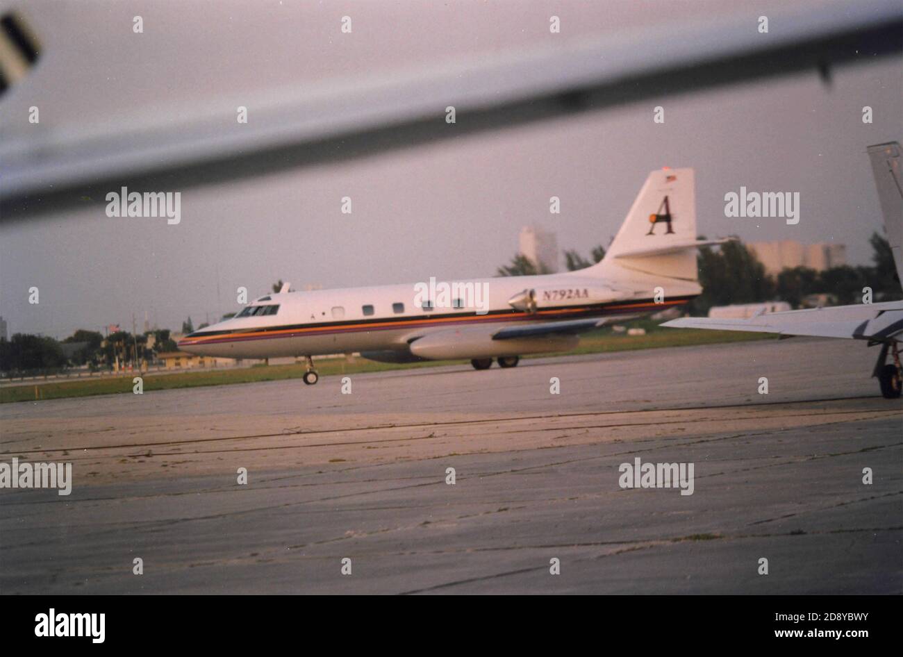 Tennis champion Andre Agassi's airplane Lockheed JetStar 731, USA 1994 ...
