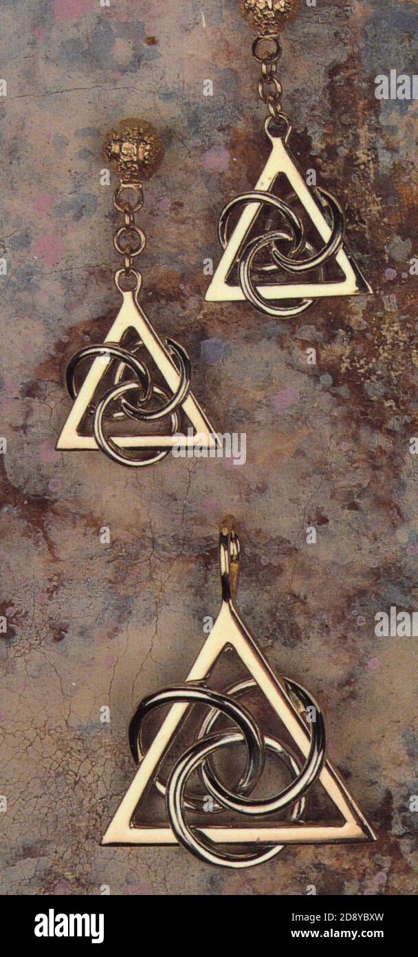 The amulets of American tennis player Andre Agassi, 1990s Stock Photo ...