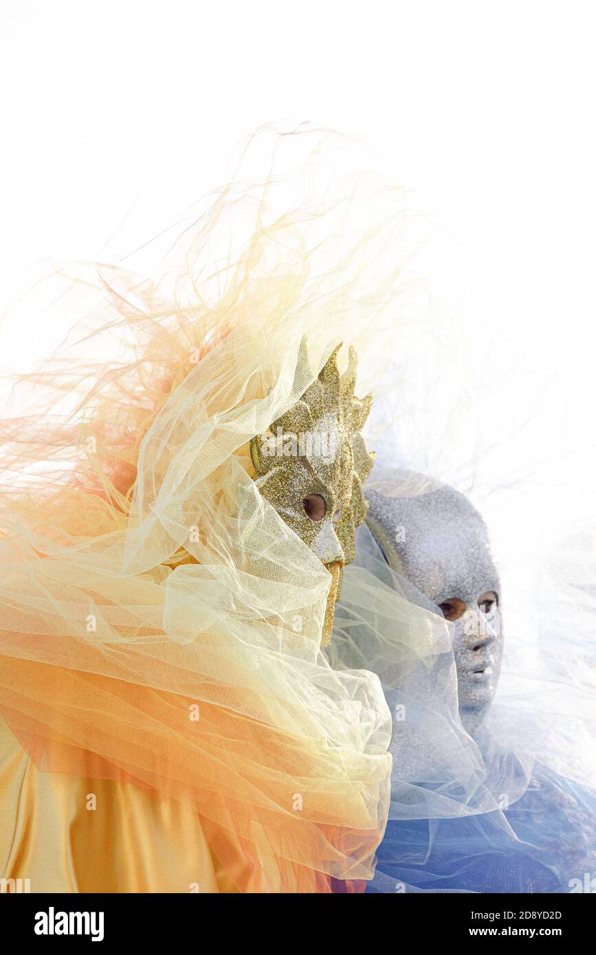 Sun and moon mask hi-res stock photography and images - Alamy