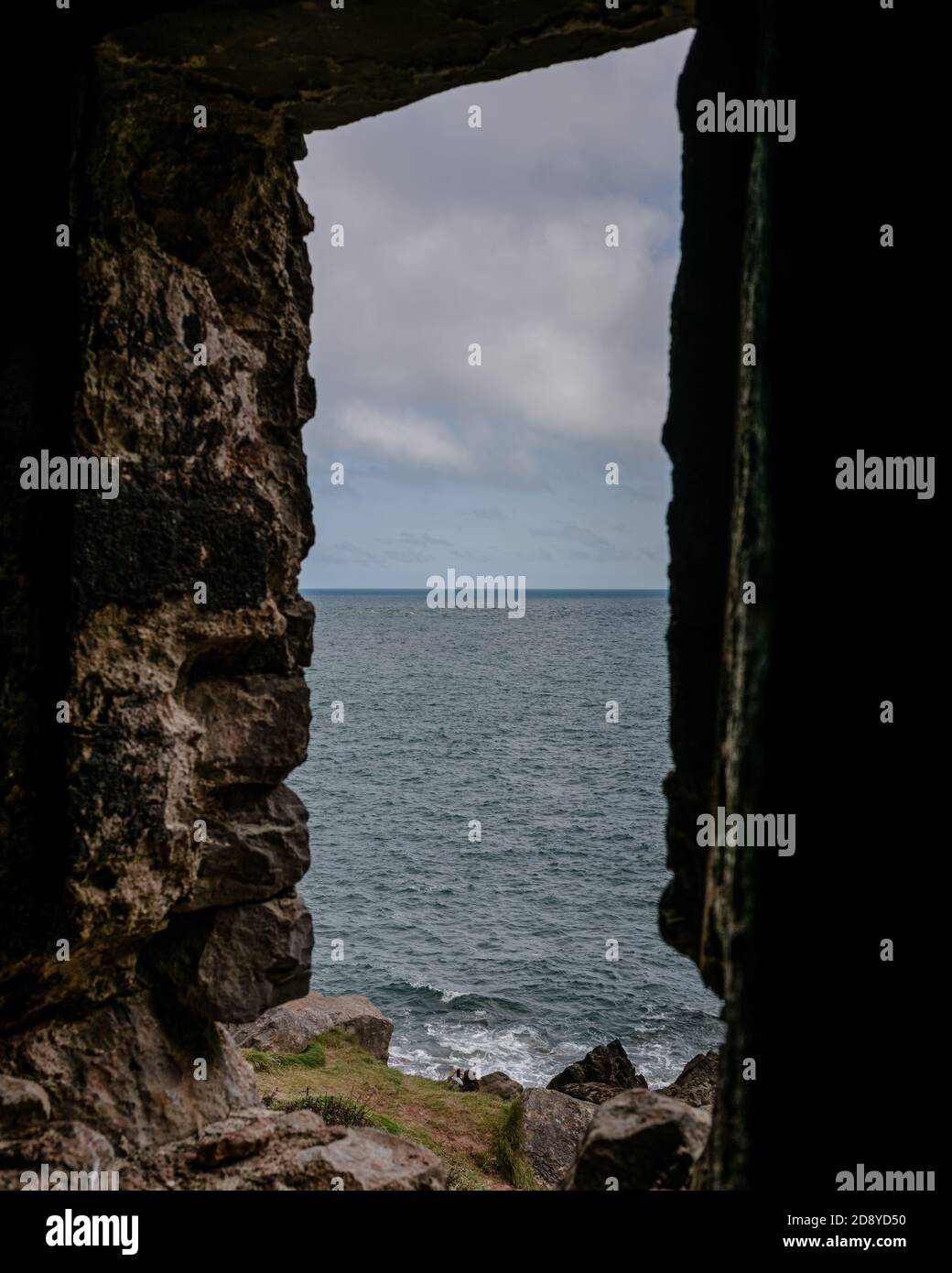 CASTLEMARTIN, WALES - 13 SEPTEMBER 2020: The Green Bridge of Wales ...