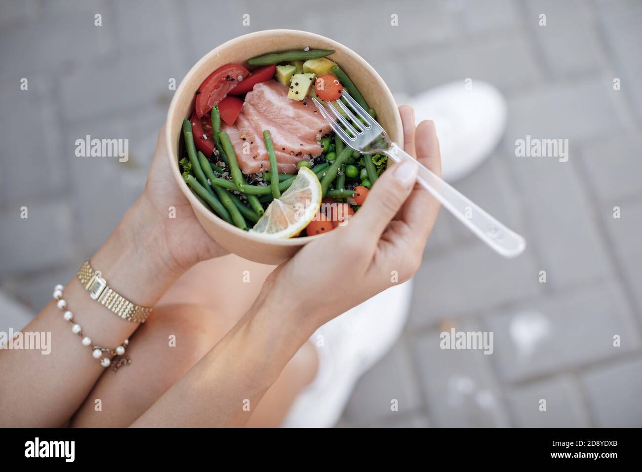 Woman holding delicious avocado hi-res stock photography and images - Alamy