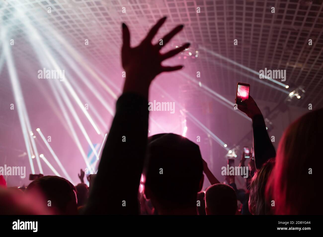 Crowd People Dance Dancing Hands Up High Resolution Stock Photography ...