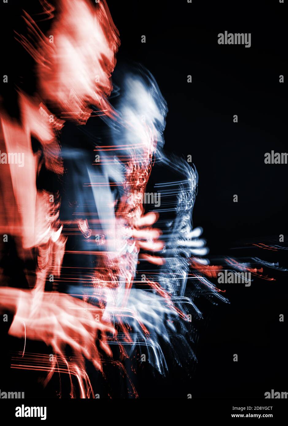 Jazz music concept. Saxophone player performing on stage. Sax player ...