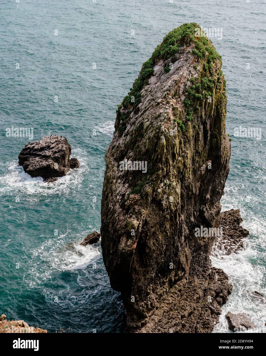 CASTLEMARTIN, WALES - 13 SEPTEMBER 2020: The Green Bridge of Wales ...