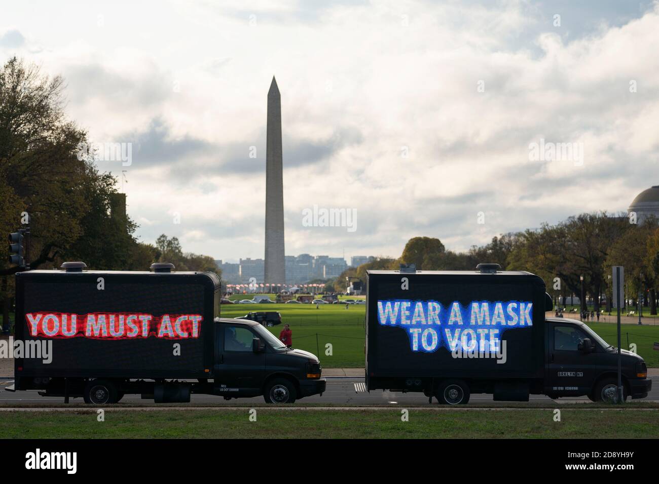 Washington, USA. 1st Nov, 2020. Photo taken on Nov. 1, 2020 shows the ...